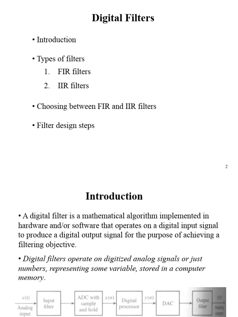 FIR - and - IIR Filter - Design1 | PDF | Filter (Signal Processing ...