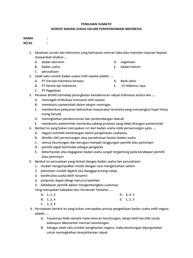 Penilaian Sumatif CP 1 | PDF