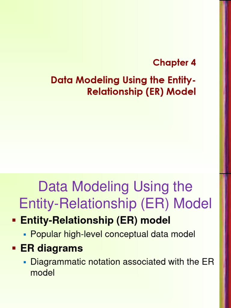 4-ERD Data Model | PDF | Data Model | Data Management