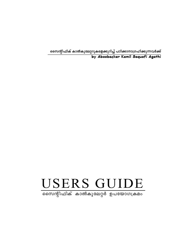 Calculatior Users Guide A5 | PDF | Computer Engineering | Numbers