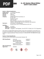 ROUNDUP | PDF | Toxicity | Dangerous Goods