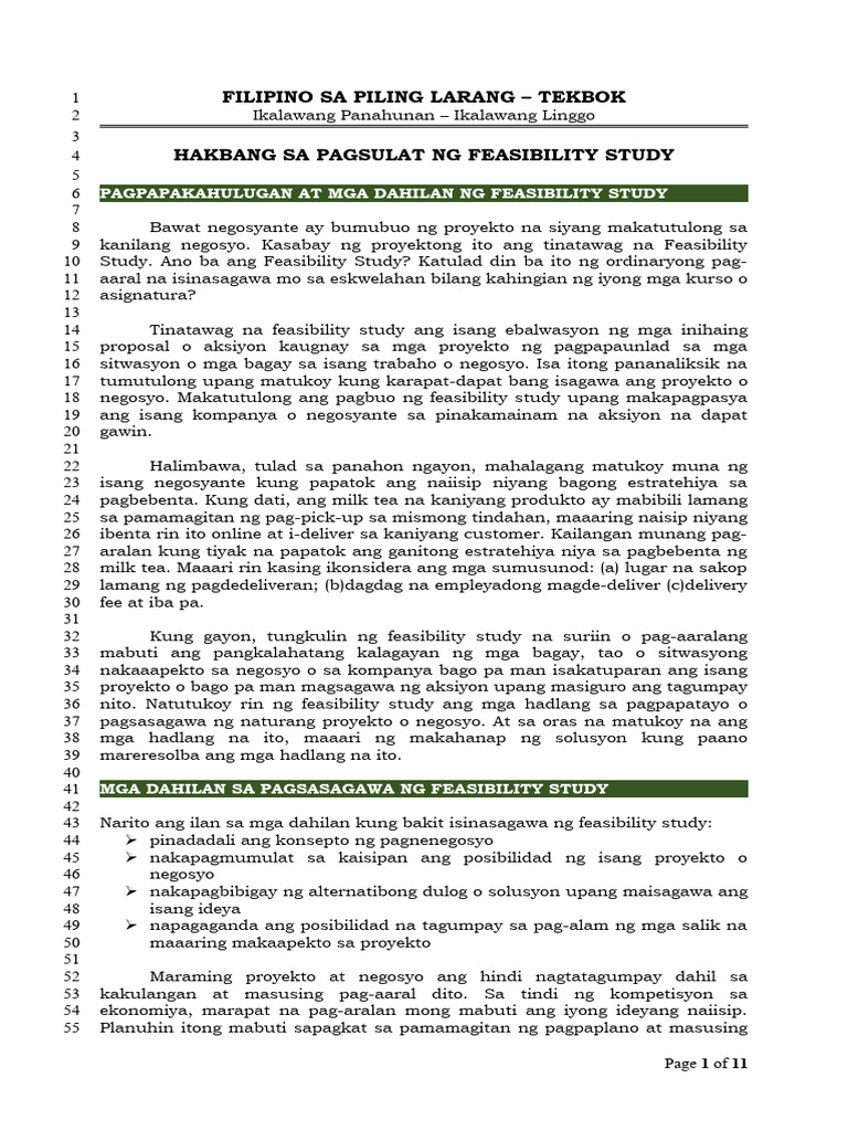 PFPL Tekbok q2 Wk2 Learning Material | PDF