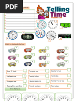 Telling Time - Quizizz | PDF