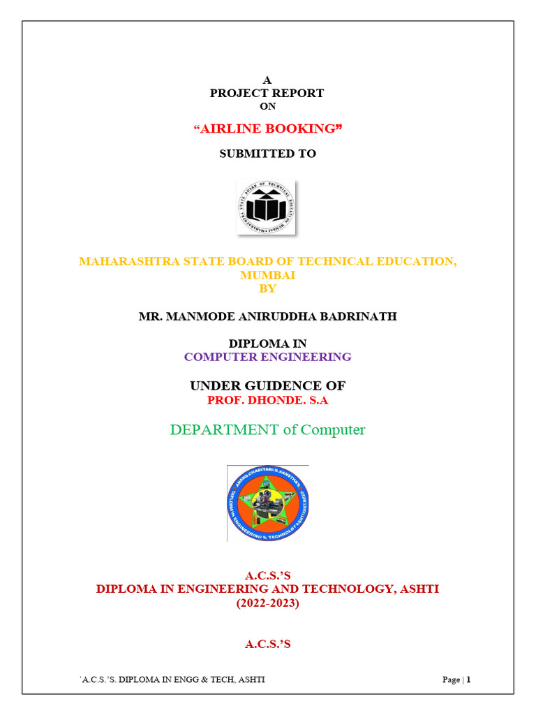 C Language Project (Airline Booking) | Download Free PDF | Systems Engineering | Computer ...