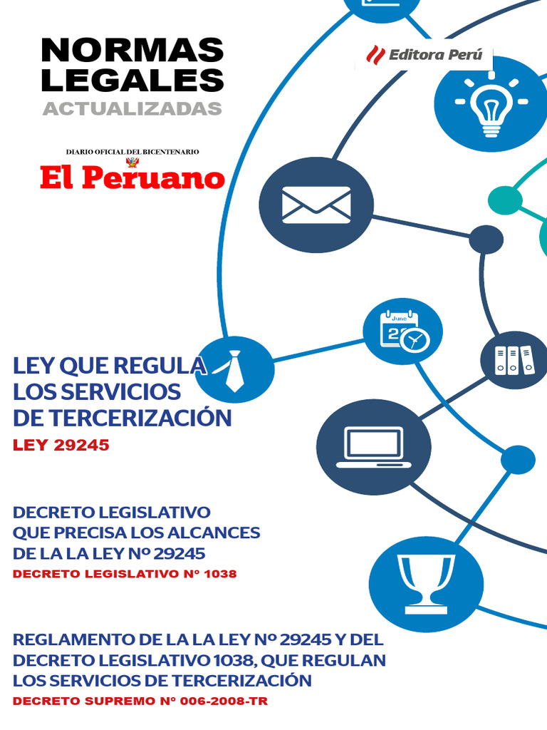 Ley Regula Servicios Tercerizacion Ley 29245 LPDerecho | PDF | Outsourcing | Derecho laboral