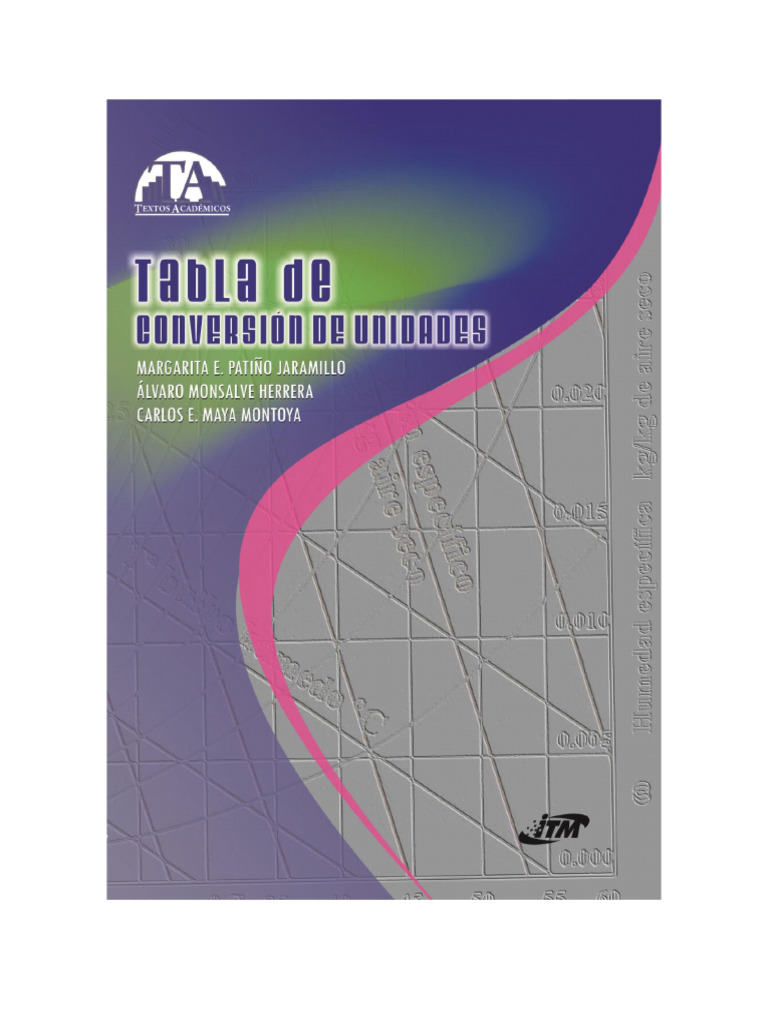 Tablas de Conversion | PDF | Medición | Metrología