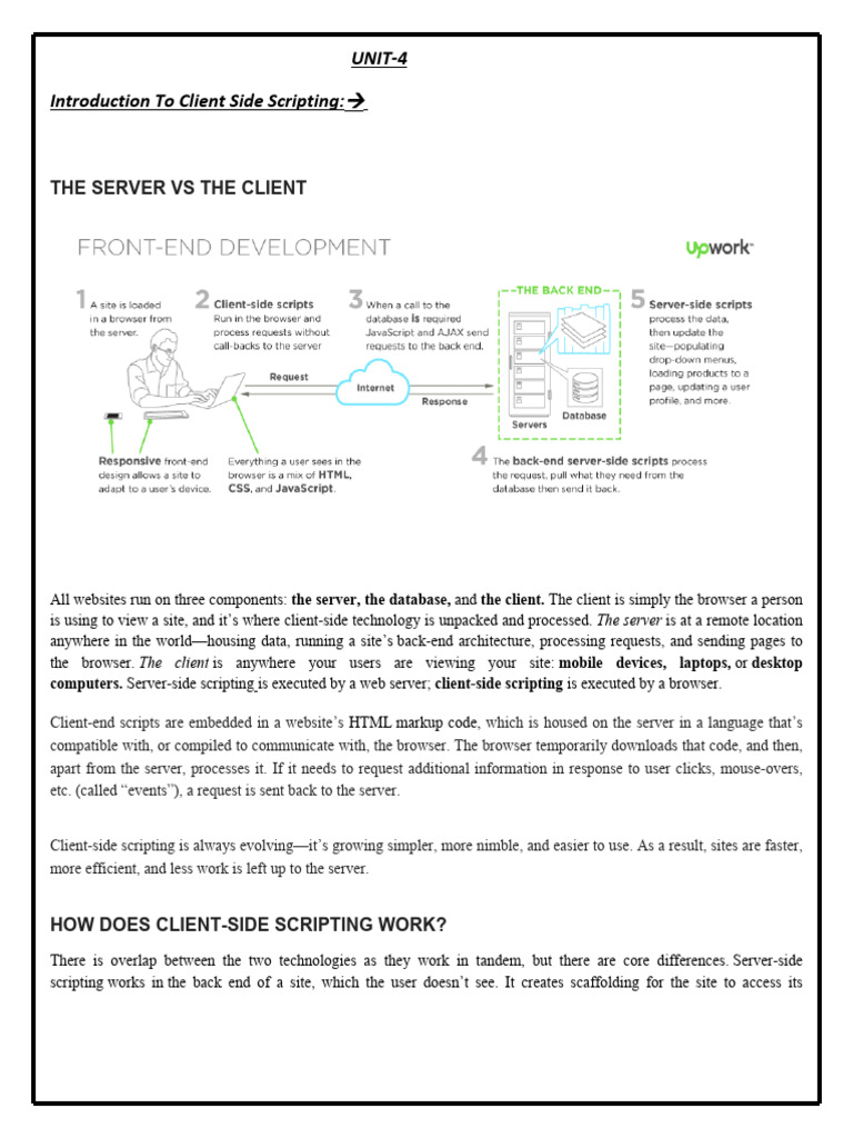 4 Scripting Part II | PDF | Document Object Model | Dynamic Web Page