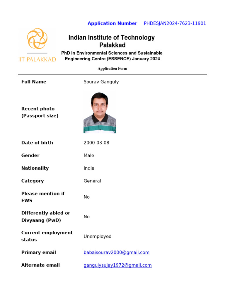 PHD in Environmental Sciences and Sustainable Engineering Centre ...