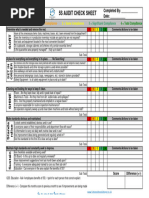 6s Audit Checklist | PDF | Personal Protective Equipment | Safety
