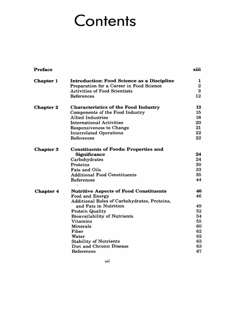 Food Science Note | PDF | Foods | Water