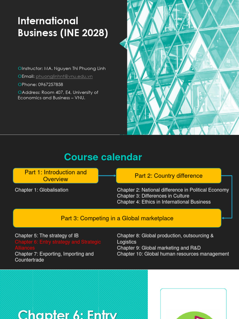 Chapter 6 - Entry Strategy and Strategic Alliance | PDF | Franchising ...