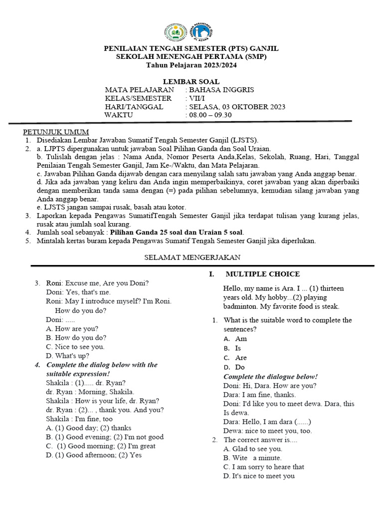 STS SMT 1 COPY 23eks | PDF