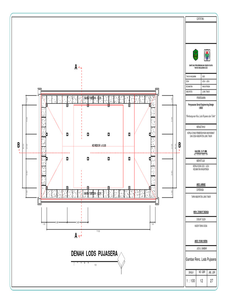 Desain Lods Pujasera 2023 | PDF