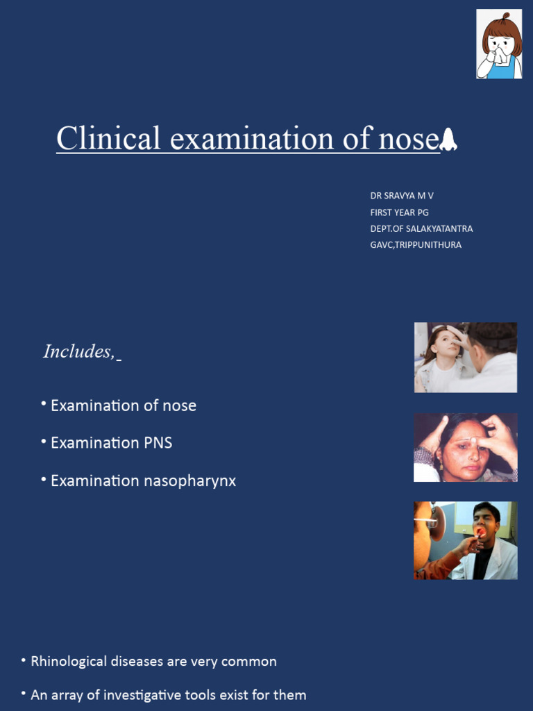 Examination of Nose | Download Free PDF | Human Nose | Neck