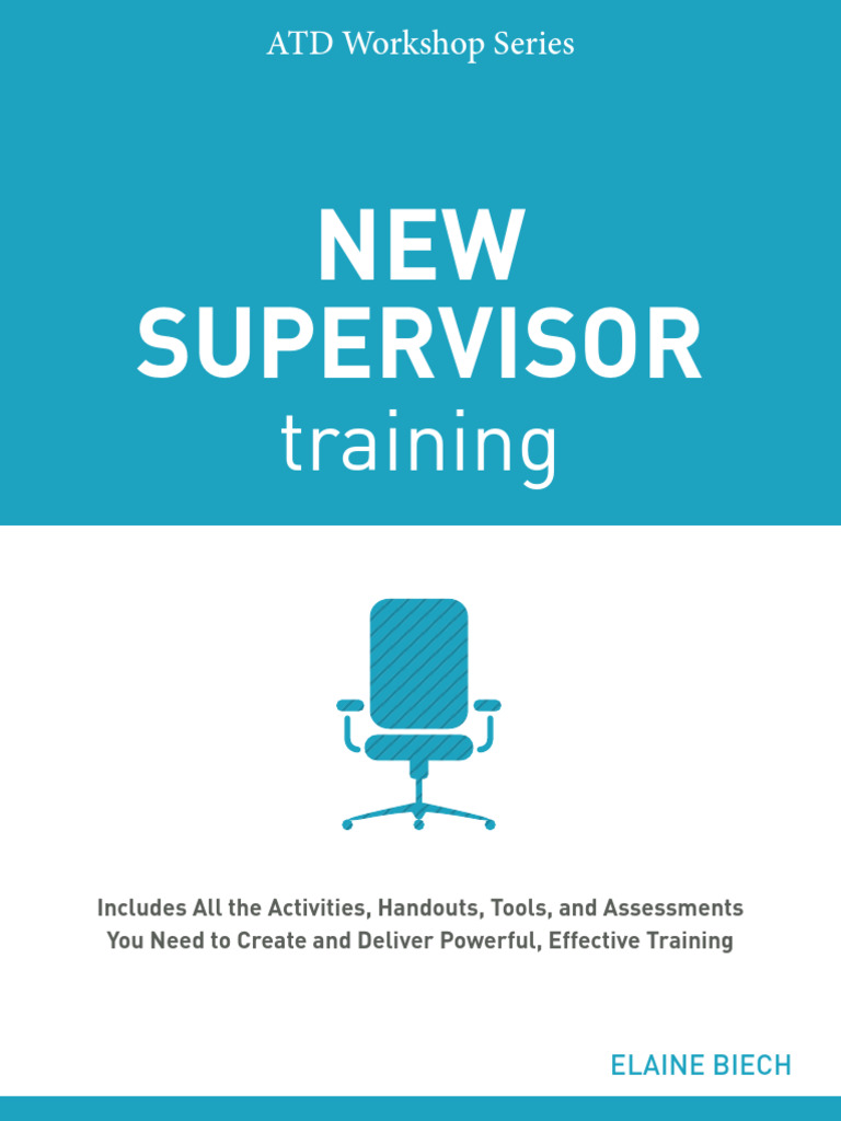 New Supervisor Training Sample Chapter | PDF | Learning | Educational ...