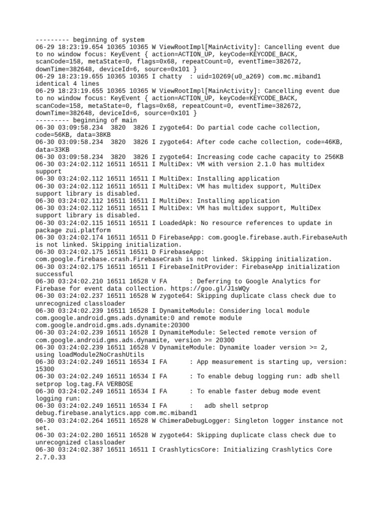 Log | PDF | Library (Computing) | Operating System Technology