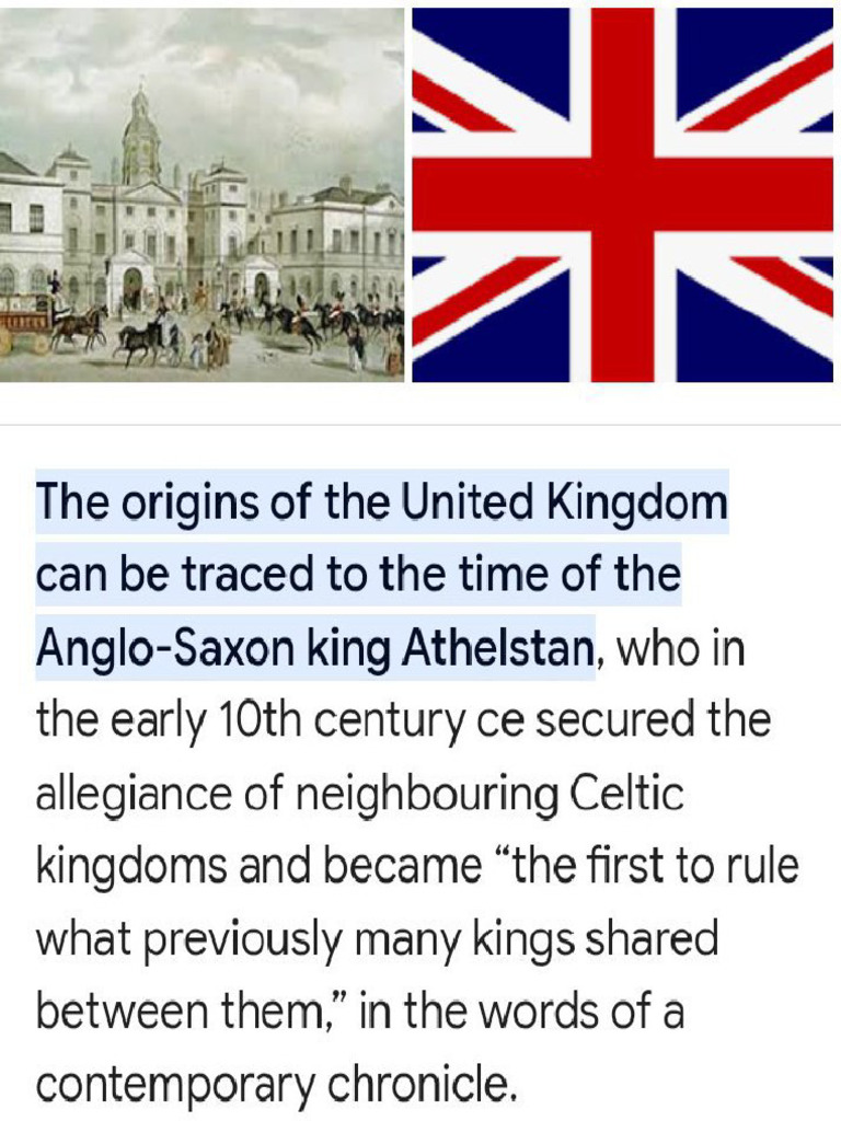 History of Great Britain and Usa | PDF
