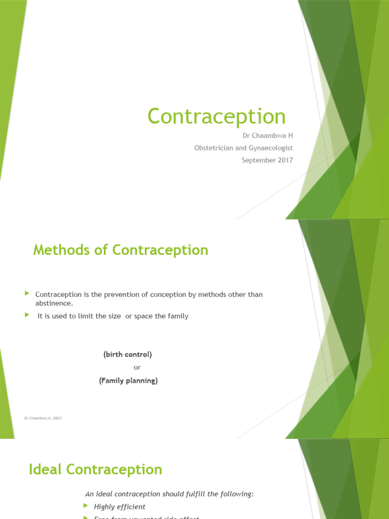 Contraception | PDF | Birth Control | Combined Oral Contraceptive Pill