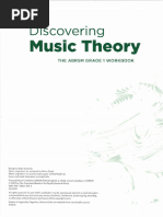 Discovering Music Theory Grade 1 PDF | PDF