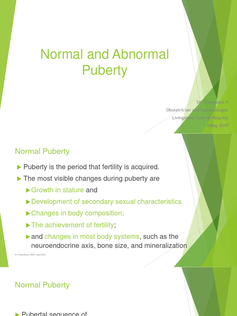Puberty | PDF | Puberty | Animal Reproductive System