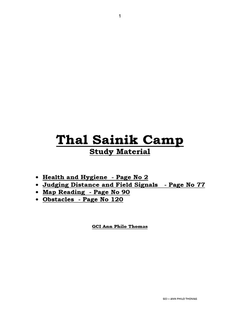 TSC Study Material Edited | PDF | Human Body | Hygiene