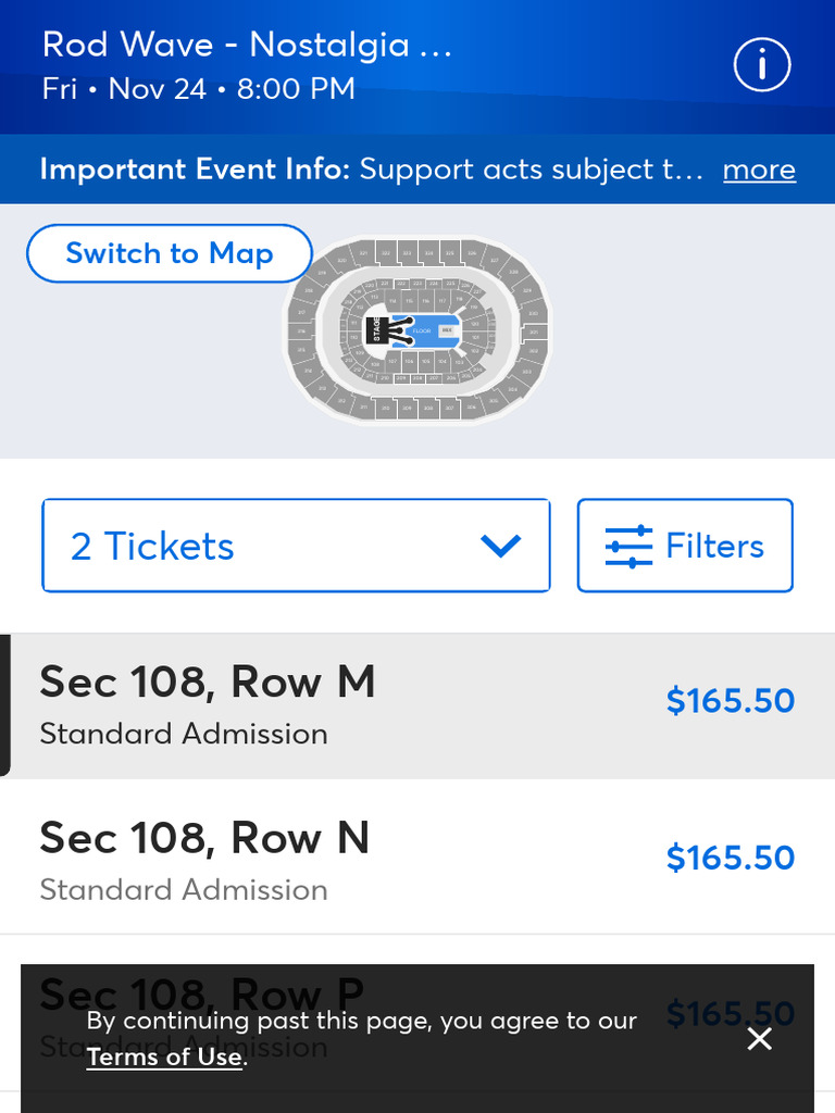 Rod Wave Concert Tickets Info | PDF