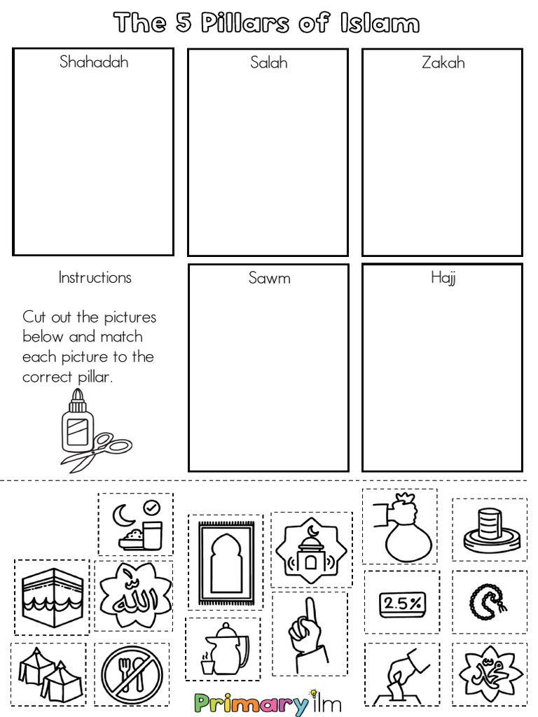 5 Pillars of Islam Activity | PDF