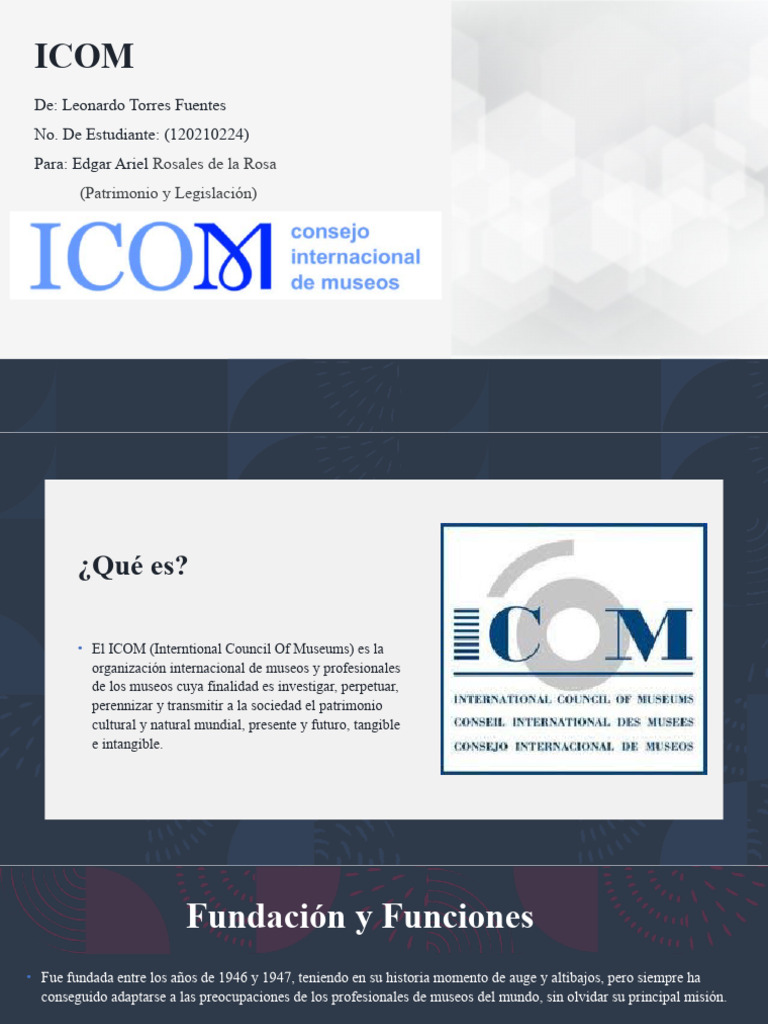 ICOM | PDF | Museo