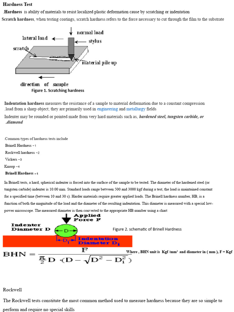 Hardness | PDF | Hardness | Physical Sciences