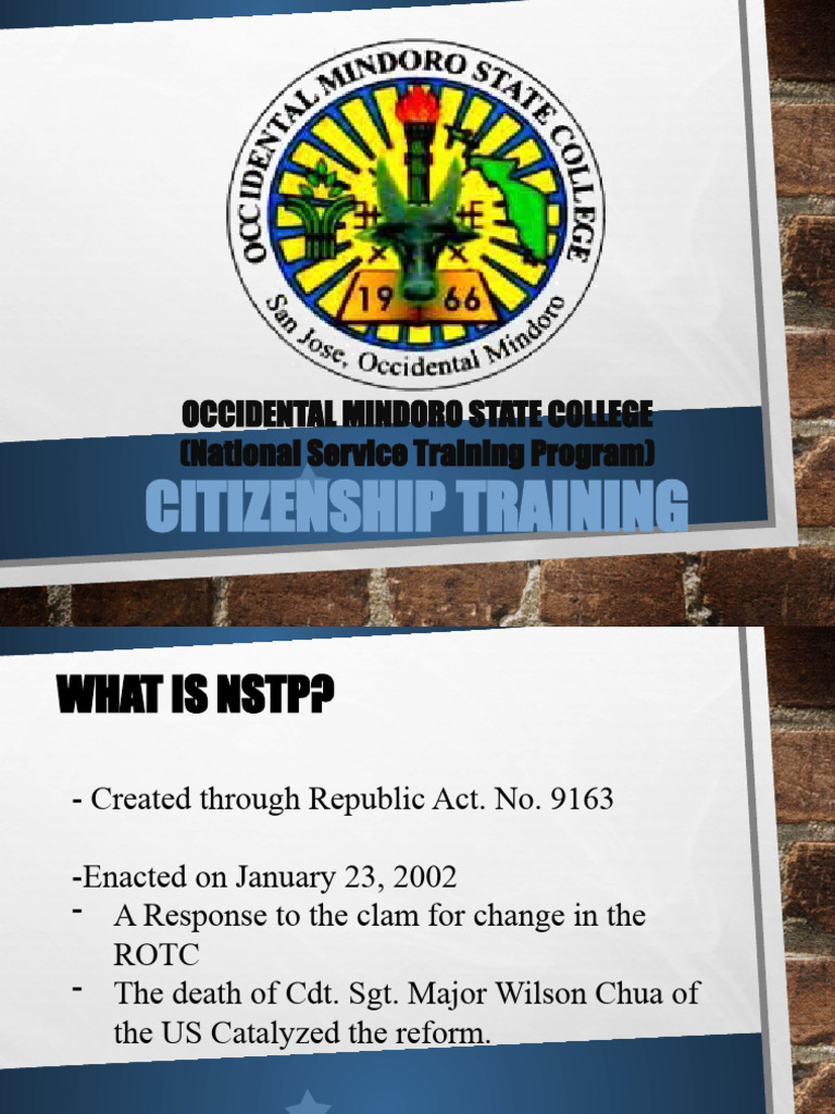 NSTP Lesson 2 NSTP | PDF | Citizenship