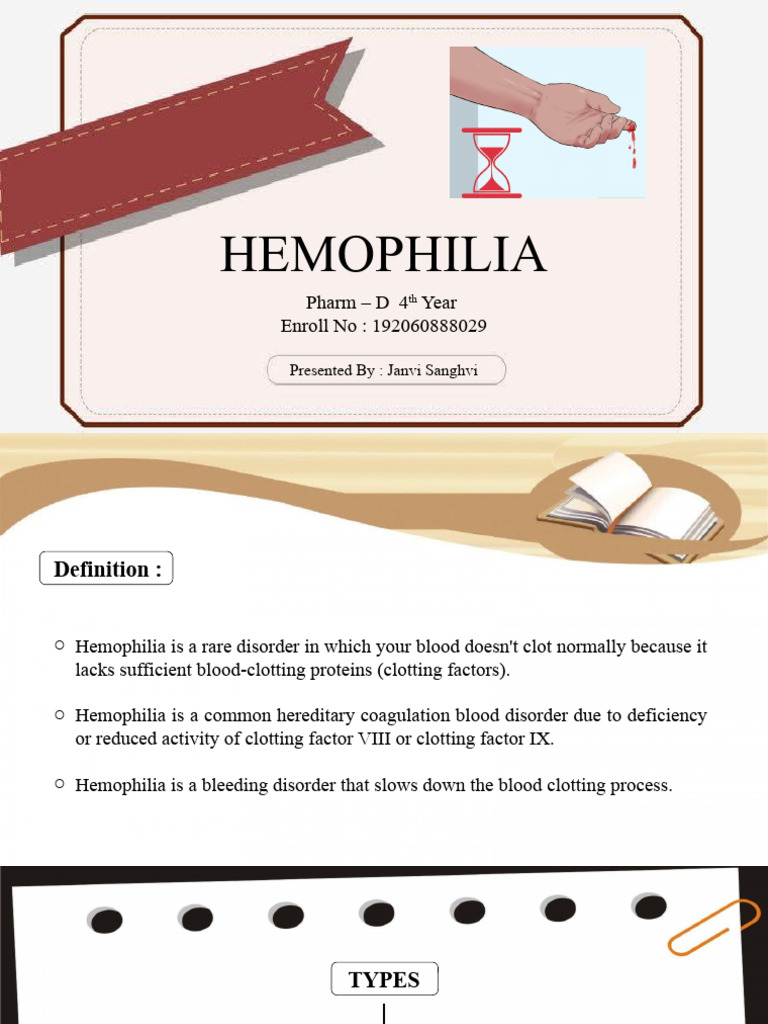 Hemophilia | PDF | Haemophilia | Coagulation