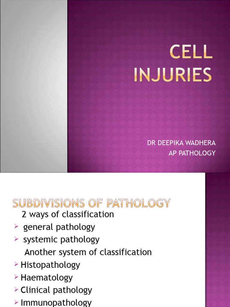 1) Cell Injury BPT - 092731 | PDF | Necrosis | Staining