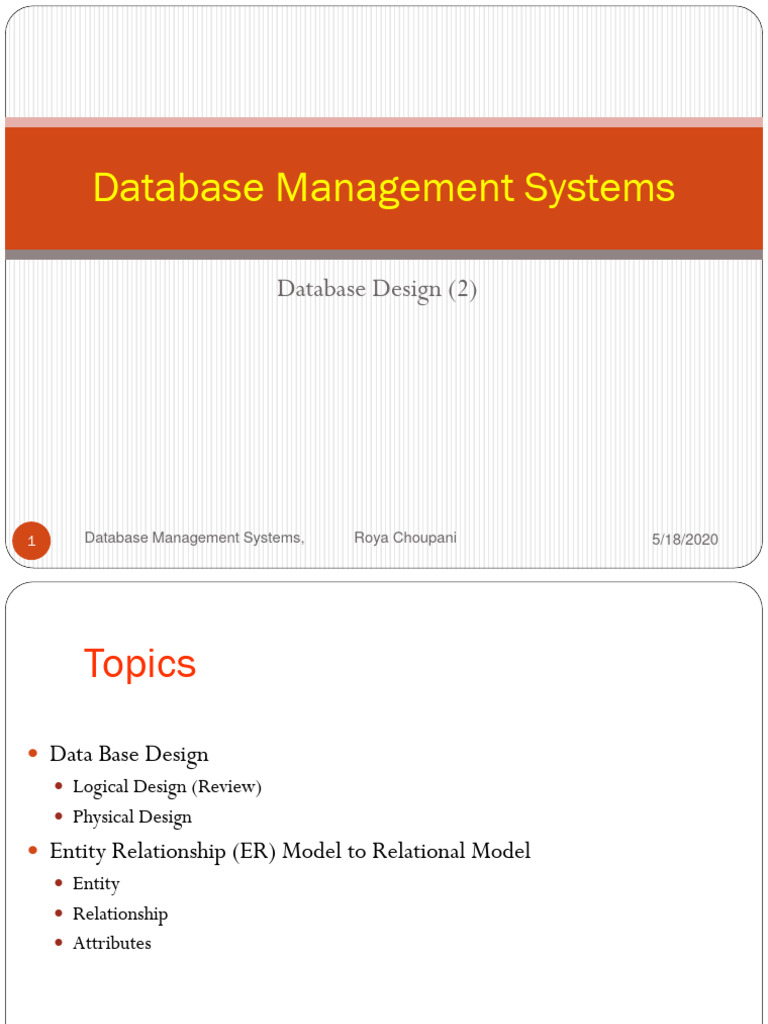 DBMS PPT7 | PDF | Databases | Relational Database