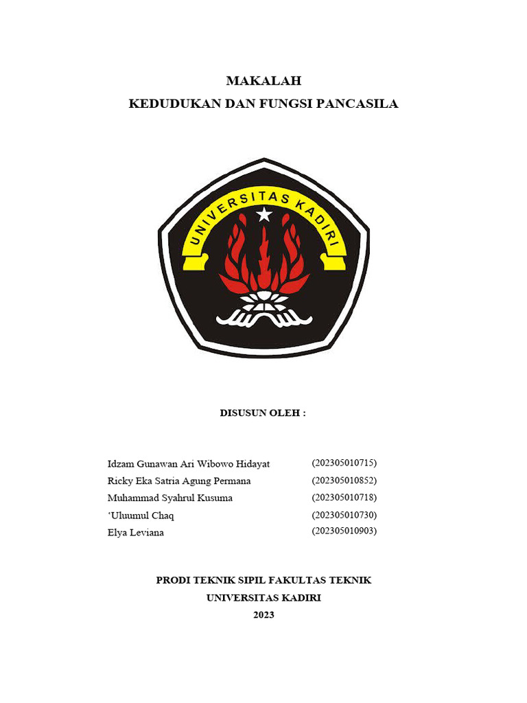 Makalah Pancasila | PDF | Agama & Spiritualitas