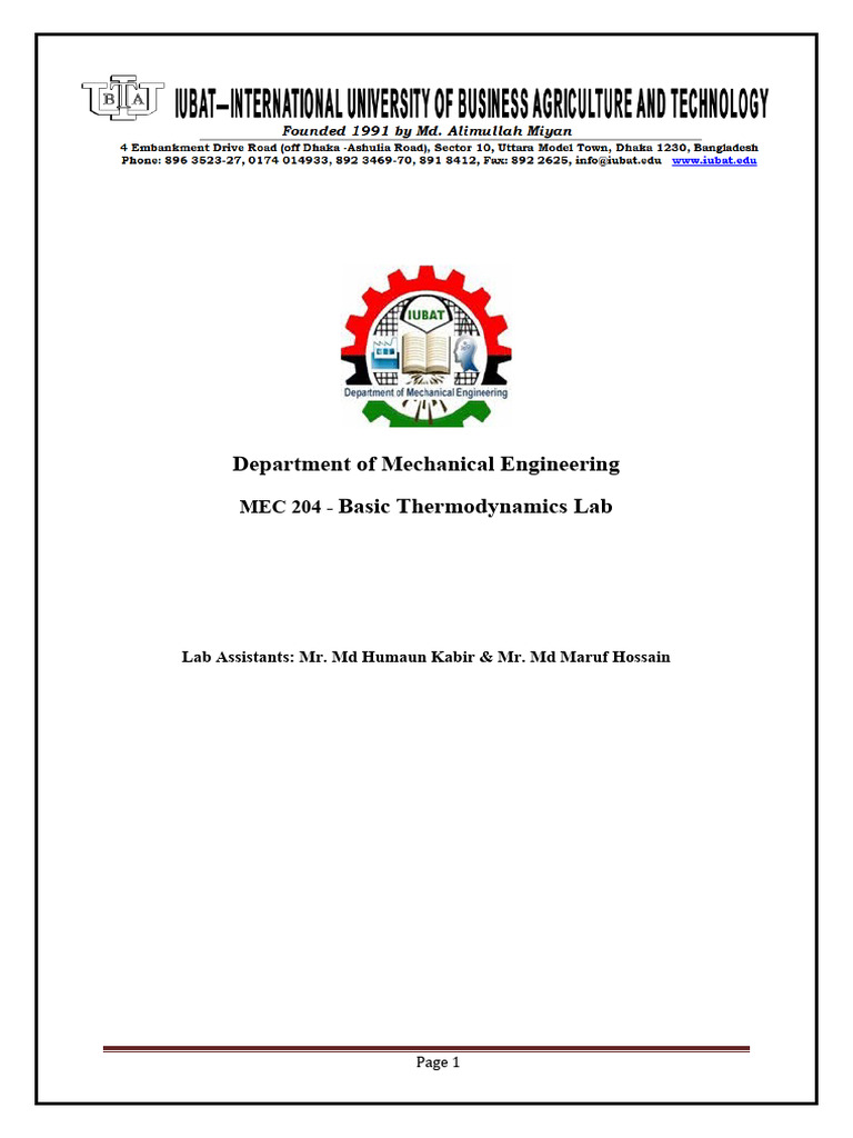 Mec 204 | PDF | Internal Combustion Engine | Combustion