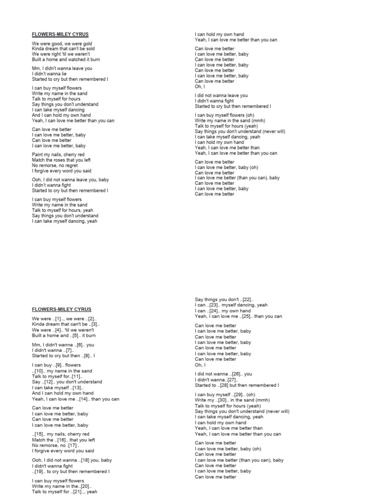Flowers PDF