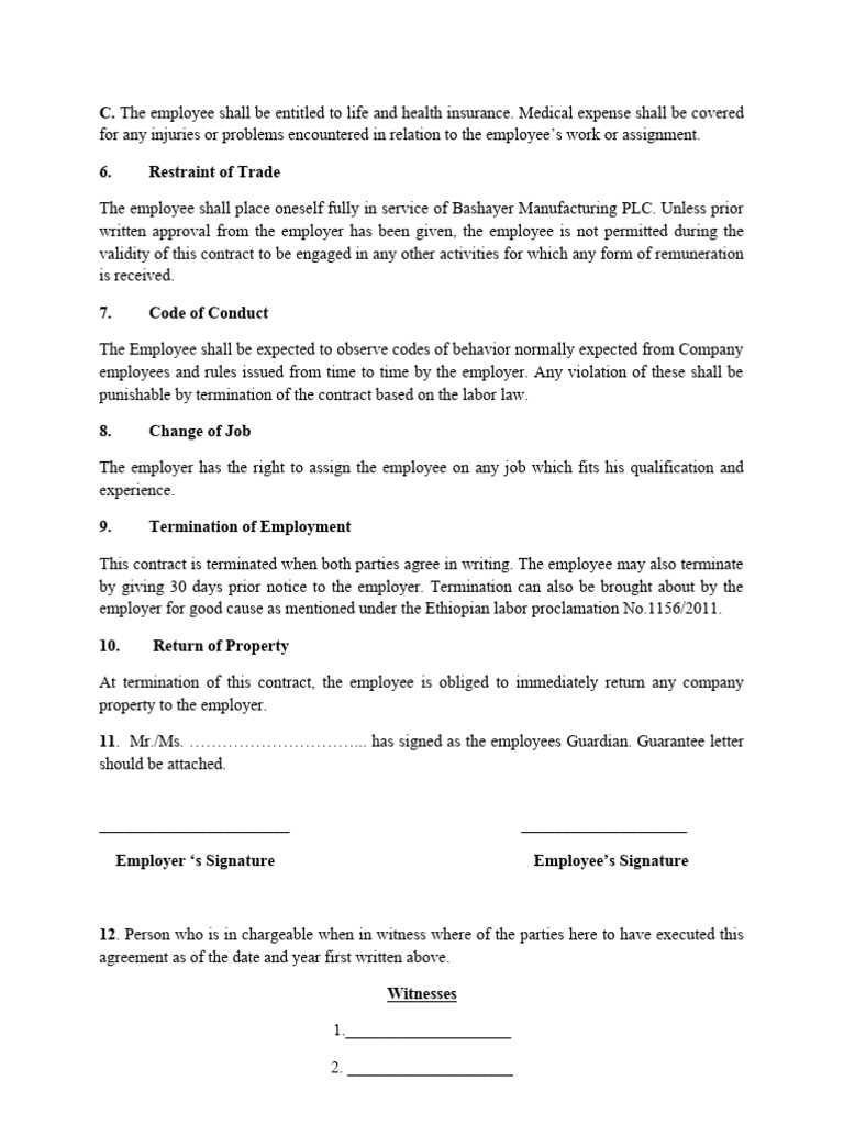 Indefinite Agreement | PDF
