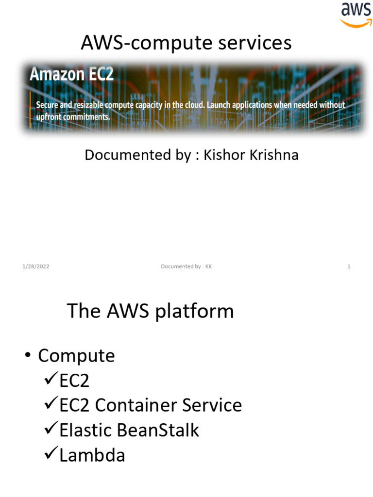 AWS-compute Services (KK) | PDF | Graphics Processing Unit | Cloud Computing