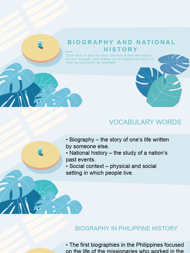 Philippine Biographies and History Insights | PDF | Philippines