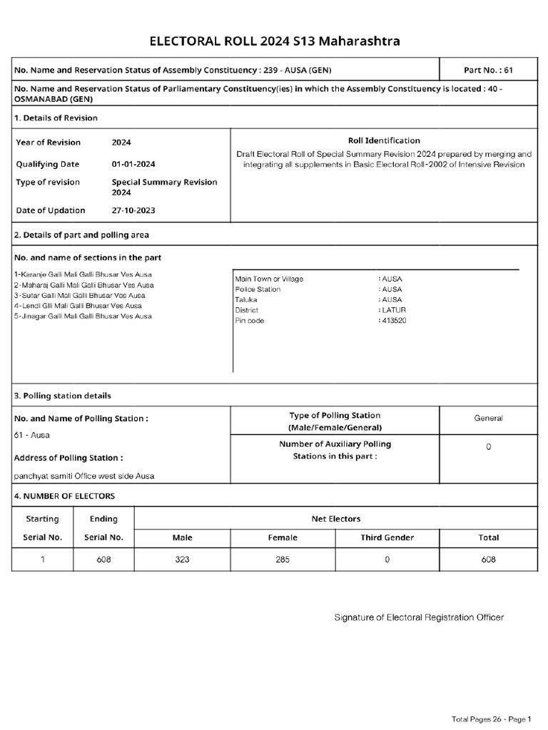 2023 EROLLGEN S13 239 DraftRoll Revision1 ENG 61 WI | PDF