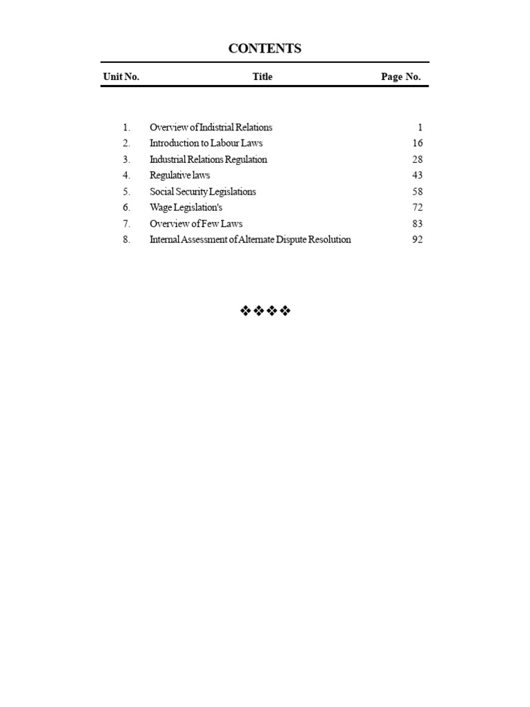 Labour Laws & Industrial Relations | PDF | Labour Law | Employment