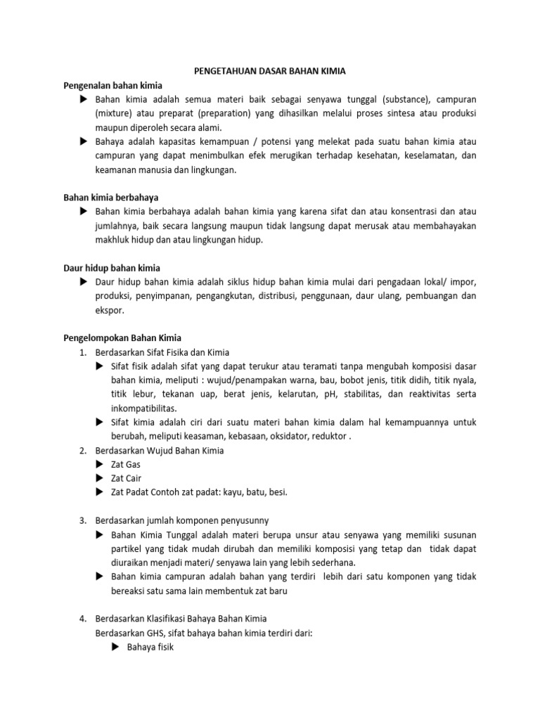 Label Kemasan Bahan Kimia GHS | PDF