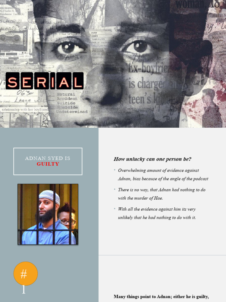 Serial, Adnan Guilty | PDF