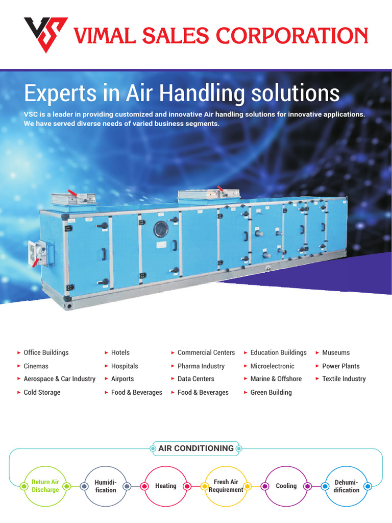 AHU Catalogue | PDF | Ultraviolet | Sterilization (Microbiology)