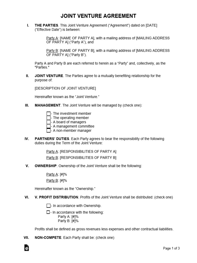 Joint Venture Agreement | PDF | Legal Remedy | Arbitration