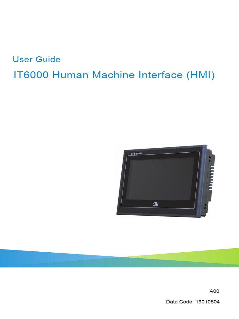 IT6000 HMI User Guide | PDF | Usb | Cursor (User Interface)