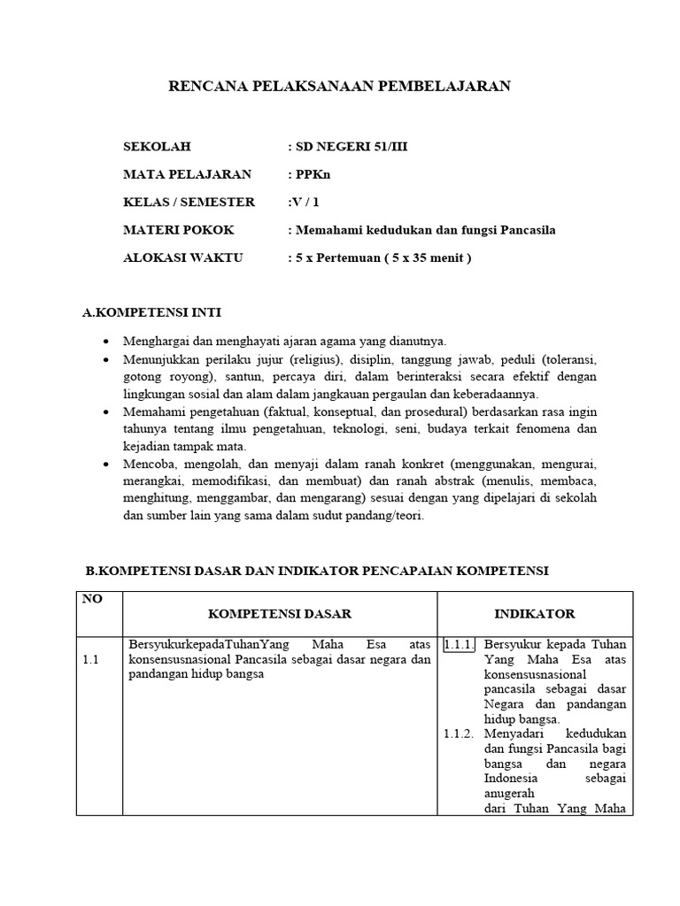 Semester 6 RPP - Copy (2) 2 | PDF