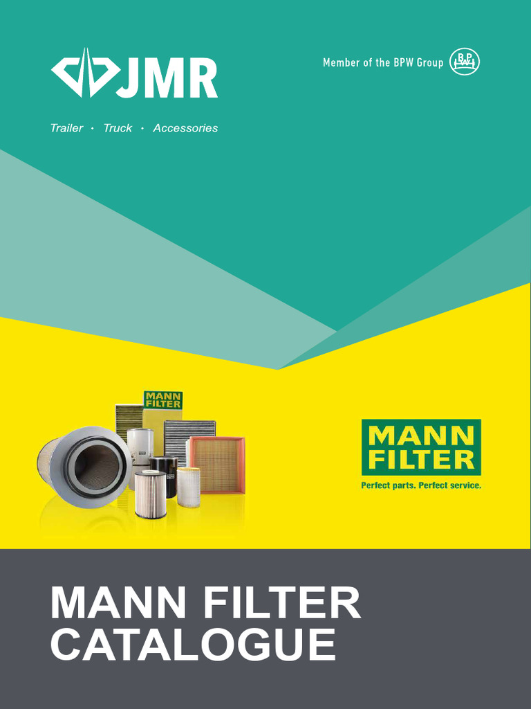 MANN Filter Catalogue for Commercial Vehicles | PDF | Automotive ...