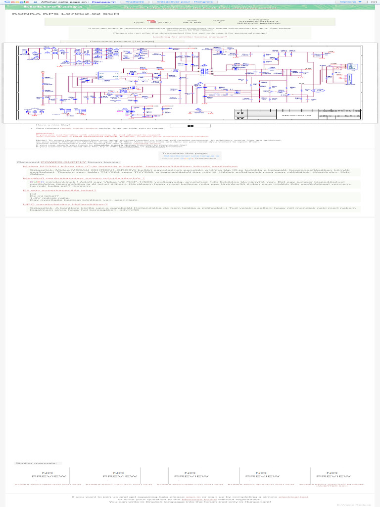 KONKA KPS L070C2-02 SCH Service Manual Download | PDF | Computing