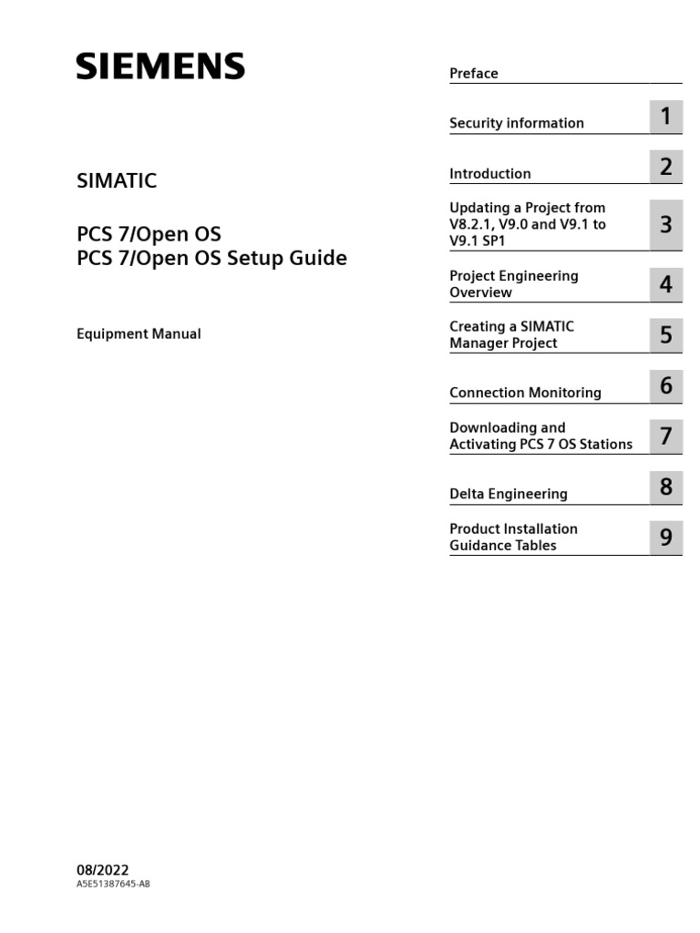 PCS7 Open OS Setup Guide en | PDF | Installation (Computer Programs) | Operating System